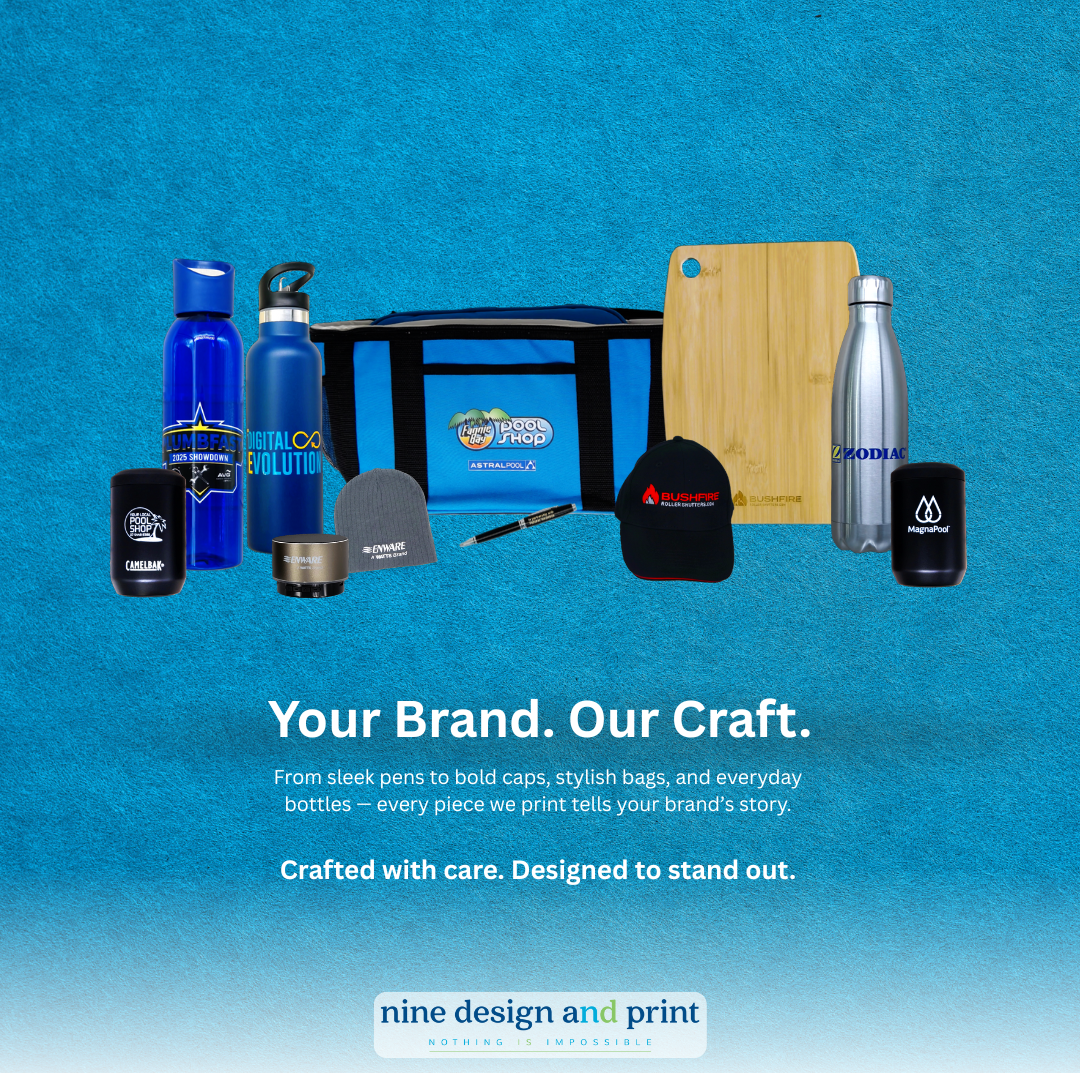 Promotional Items: Caps, Bags, Clothing & More - Nine Design and Print